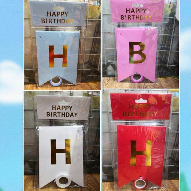 HBD letter banner | Lazada PH