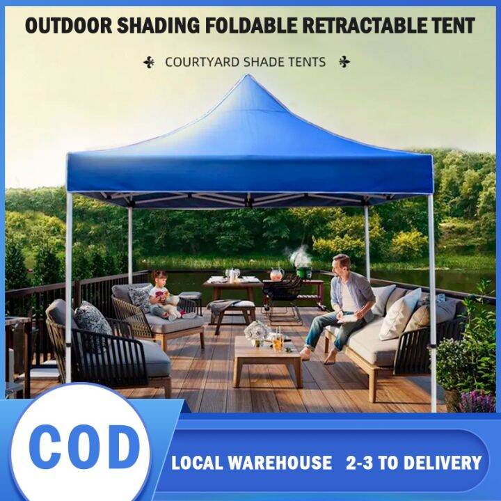 2Mx2M 3Mx3M Foldable Retractable Tent Tent Outdoor With Steel Stand ...