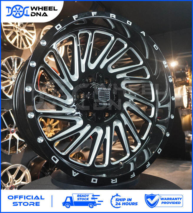 New Sport Rim AMERICAN WARRIOR 20 Inch 6x139.7 Wheel DNA M0035 4x4 rim ...