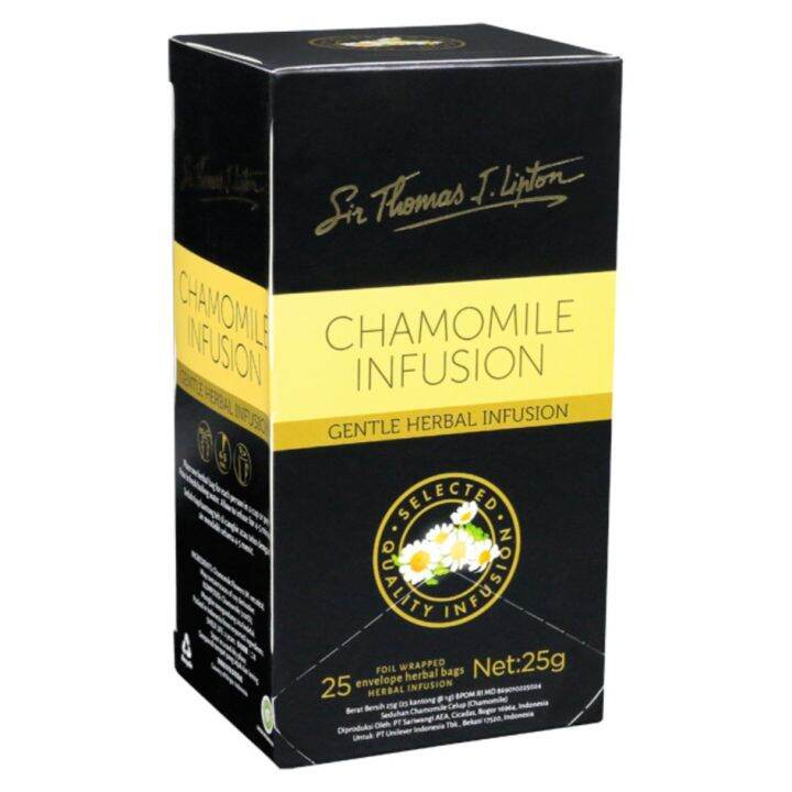 Sir Thomas J. Lipton Chamomile Infusion Tea 25 x 1g | Lazada PH