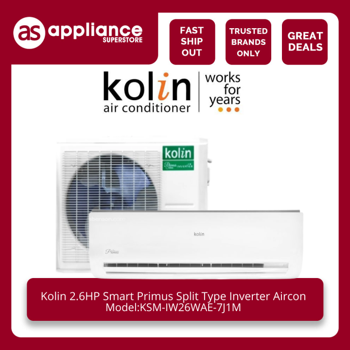 Kolin 2.6HP Smart Primus Split Type Inverter Aircon KSM-IW26WAE-7J1M ...