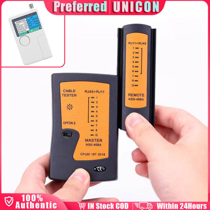 4 in1 Lcd Network Phone Cable Tester Remote USB BNC RJ11 RJ45 LAN Cable ...