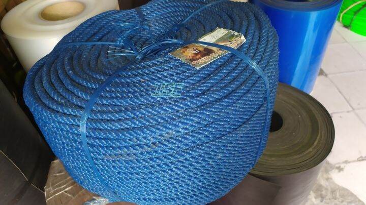 Tali Tambang Biru Ukuran 8Mili Plastik / Tali Biru / Tali Kuat ...