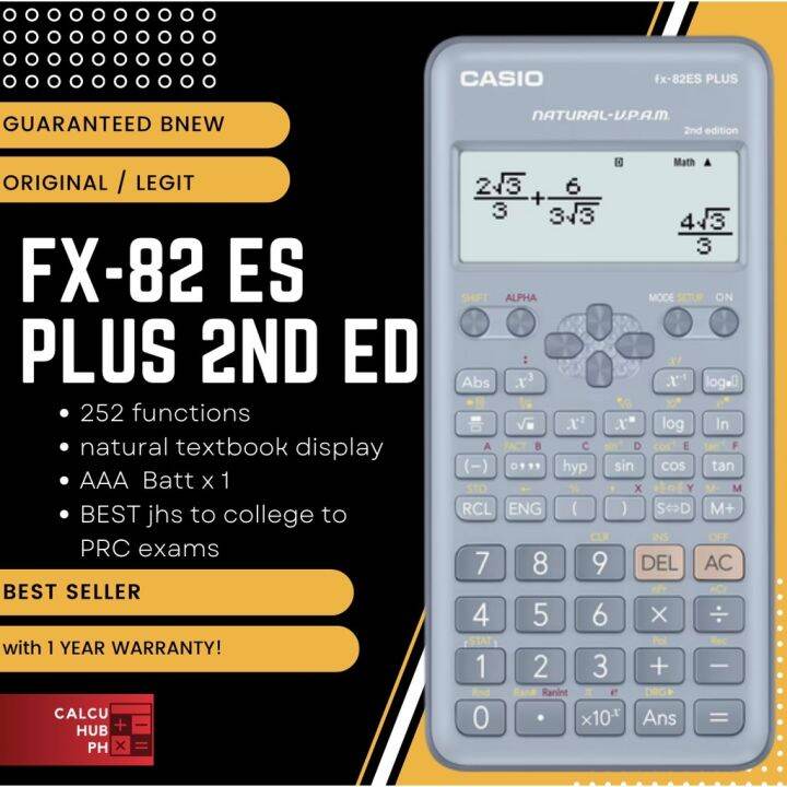CASIO FX82ESPLUS 2ND EDITION BLUE SCIENTIFIC CALCULATOR | Lazada PH