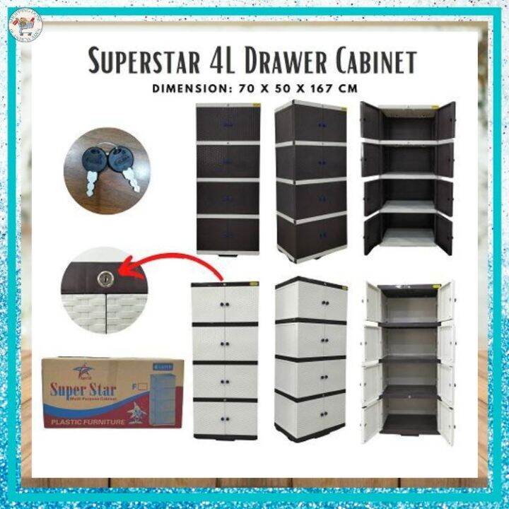 4 Layer Cabinet Drawer / Superstar Drawer Cabinet | Lazada PH