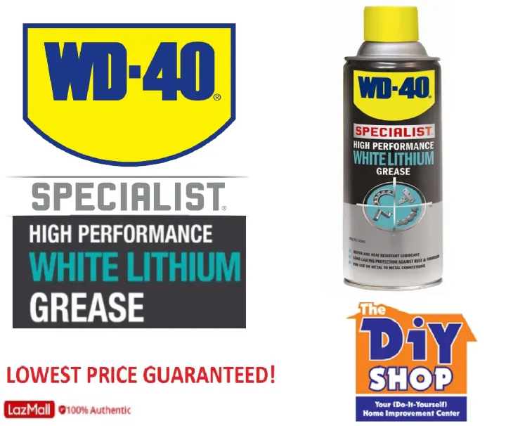 WD-40 Specialist White Lithium Grease High Performance 360 mL wd40 WD40 ...