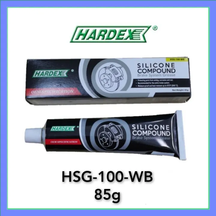 HARDEX SILICONE COMPOUND 85G RUBBER GREASE BRAKE SYSTEM GREASE HSG-100 ...