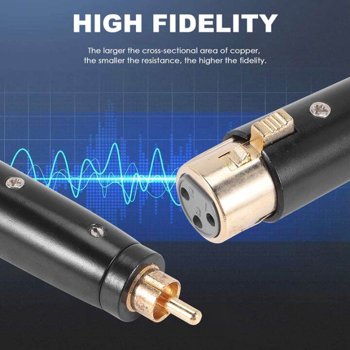 XLR to RCA Adaptor RCA Male to XLR Male Female Adaptor XLR to RCA ...