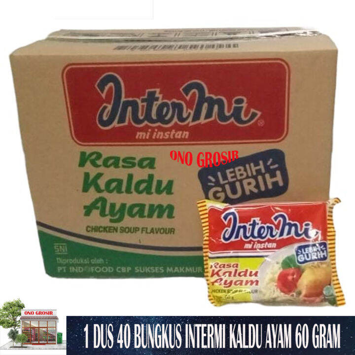 INTERMIE RASA KALDU AYAM 1 DUS ISI 40 DUS / INTERMI KALDU AYAM / MIE ...