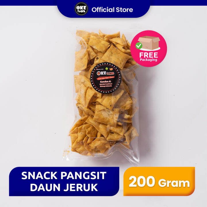 Oke Snack - Keripik Pangsit Jeruk | Lazada Indonesia