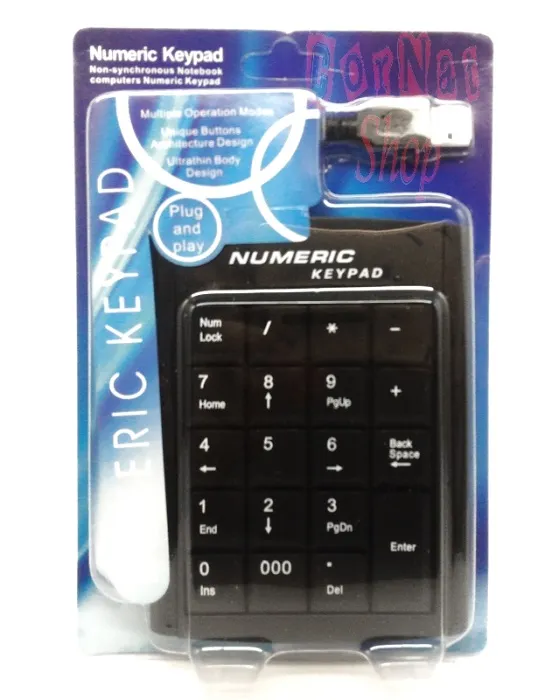 Keypad Angka Numerik Usb Untuk Laptop Notebook Accounting Kasir