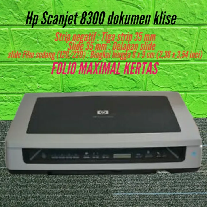 Scanner HP Scanjet 8300 scan dokumen dan klise Maximal folio bisa color ...