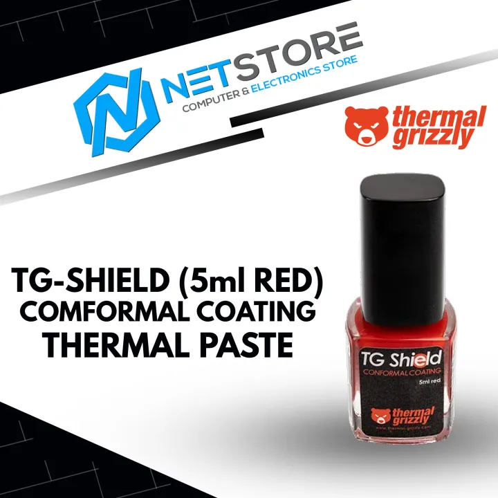 THERMAL GRIZZLY TG-SHIELD COMFORMAL COATING THERMAL PASTE - TG-ASH-050 ...