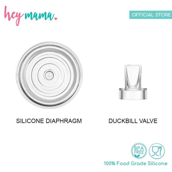 COD Hey Mama Clear Duckbill Valve Silicone Diaphragm Backflow Wearable ...