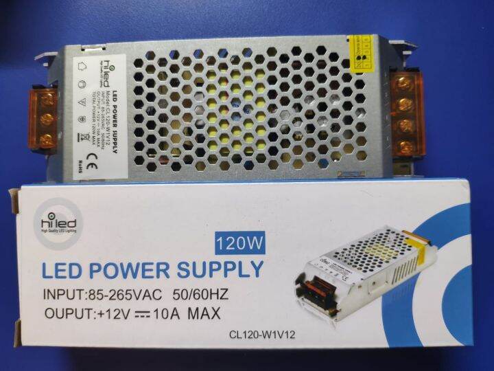 HILED TRAFO SWITCHING POWER SUPPLY 12V DC 10A 10Amper | Lazada Indonesia