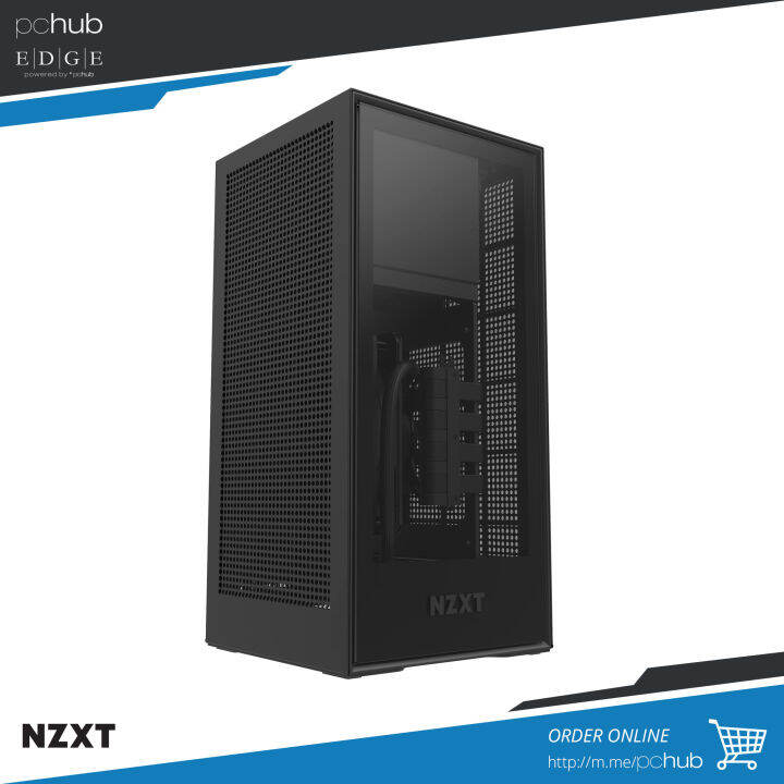 NZXT H1 V1, Black, ITX, 650w Psu, AIO Cooler, Updated Gpu Riser, USB3 ...