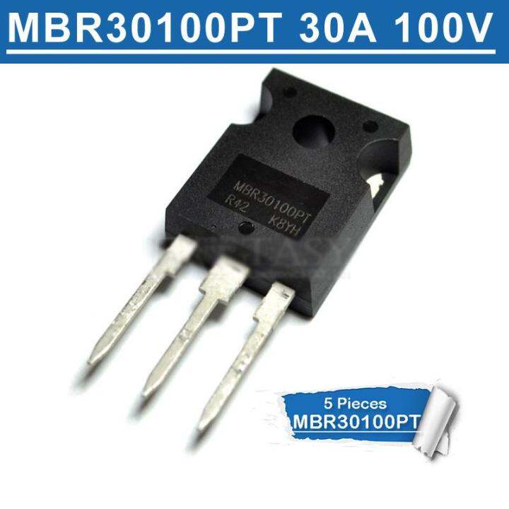 5pcs MBR30100PT TO-247 MBR30100 TO-3P 30100PT 30100 30A 100V Schottky ...