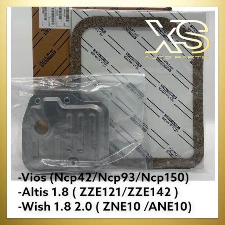 100%ORIGINAL Auto Transmission Filter Set Vios NCP42 NCP93 NCP150 / Yaris / Wish ZNE10/ Altis ...