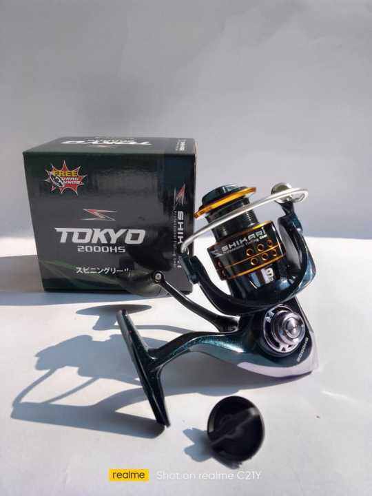 Rell Pancing Shikari Tokyo Power Handle Free drag Knob 1000-6000Hs ...