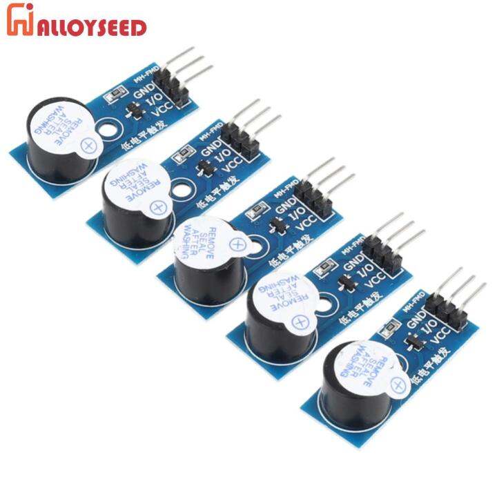 5pcs Active Buzzer Module Low Level Trigger 3 Pin Buzzer Alarm Beeper