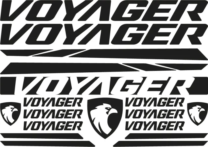 VOYAGER BIKE FRAME DECALS | Lazada PH