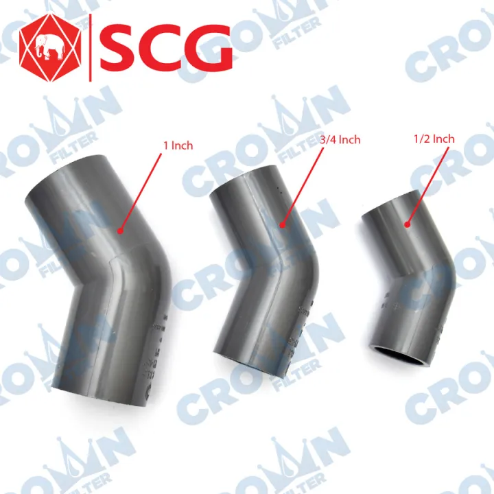 [SCG] Elbow / Keni 45 Derajat 1 Inch PVC | Lazada Indonesia