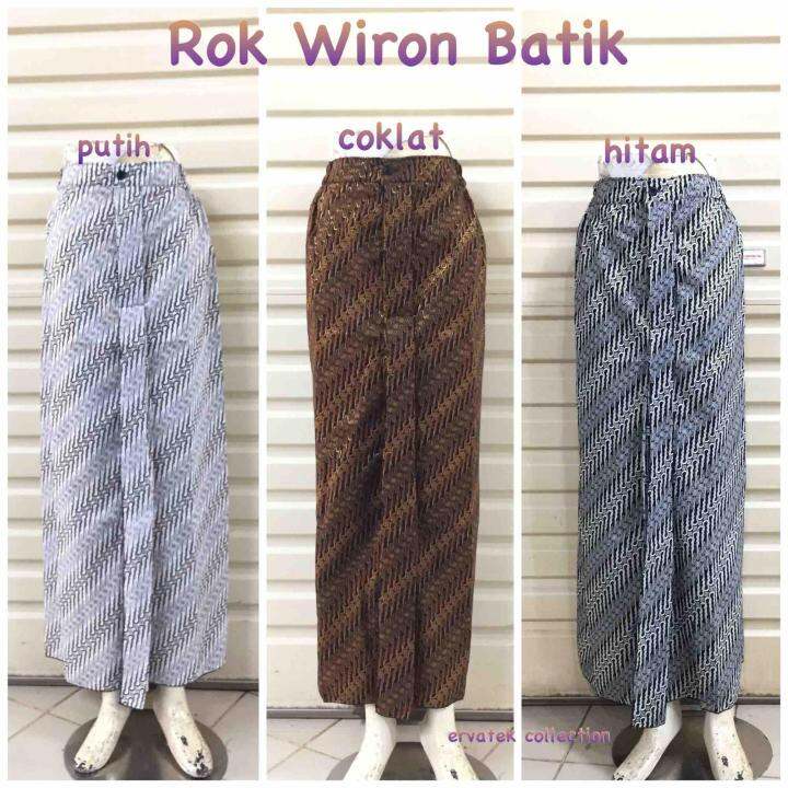 Rok Wiron Panjang ST102 Motif Batik Parang / Bawahan Batik Sepan Wanita ...