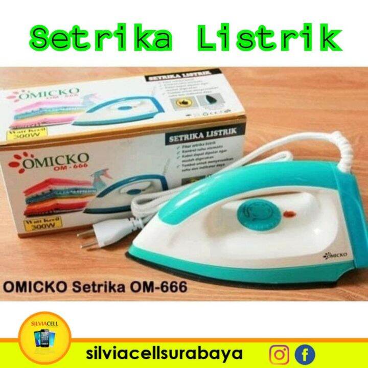 Setrikaan / strika setrika listrik omicko | Lazada Indonesia