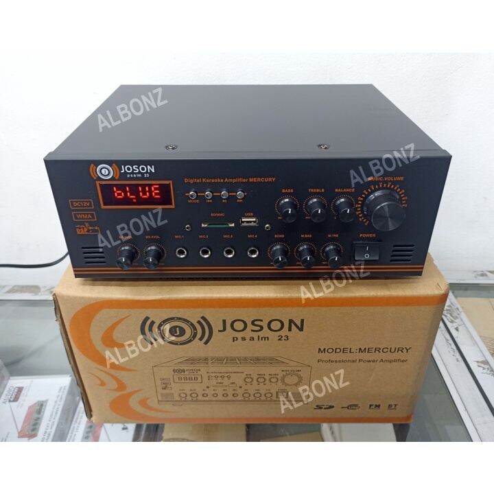 Joson Mercury Professional Power Amplifier with Bluetooth/FM/USB/SD ...