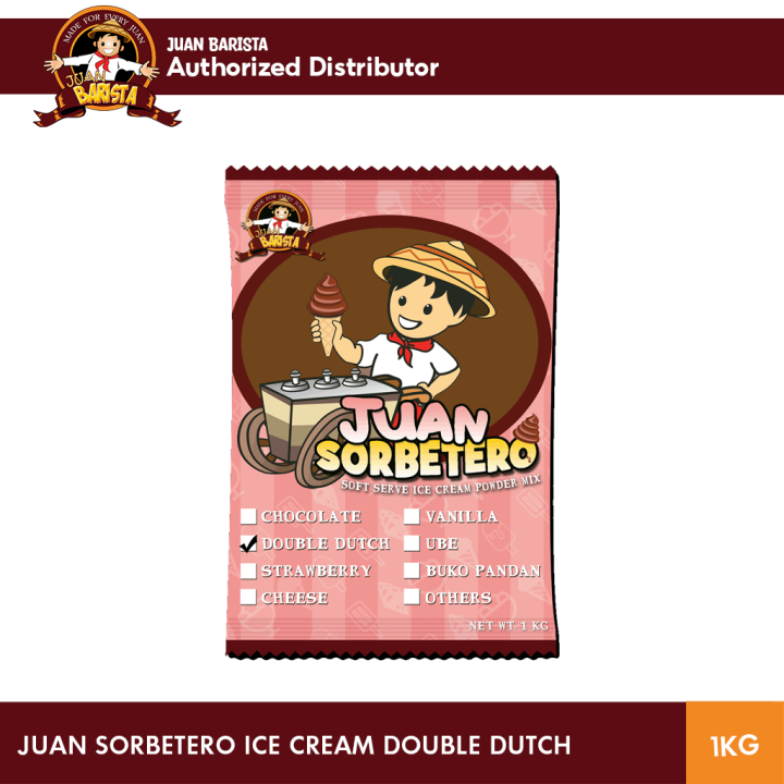 Juan Sorbetero Soft Serve Ice Cream Double DutchPowder Mix (1kg ...