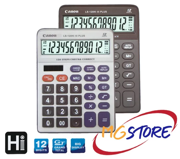 Calculator 12 Digits LS-120Hi III Plus | Lazada