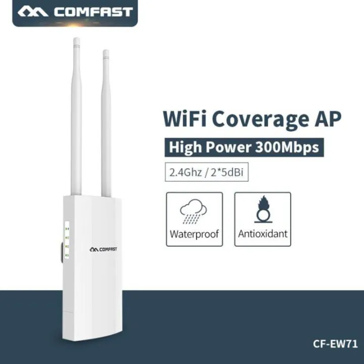 Comfast CF-EW71 300mbps Outdoor High Power WI-FI Coverage | Lazada PH