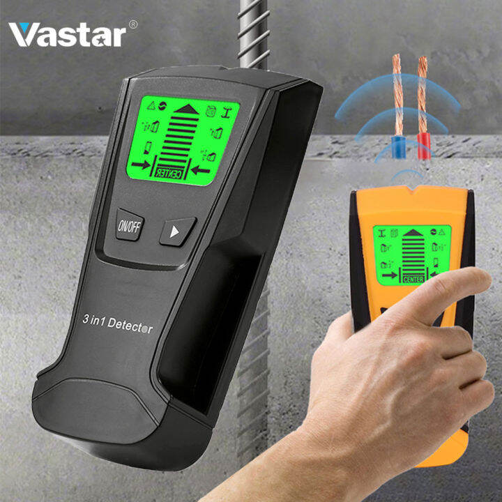 Vastar 3 In 1 Multi-functional LCD Digital Wall Detector Metal Wood ...