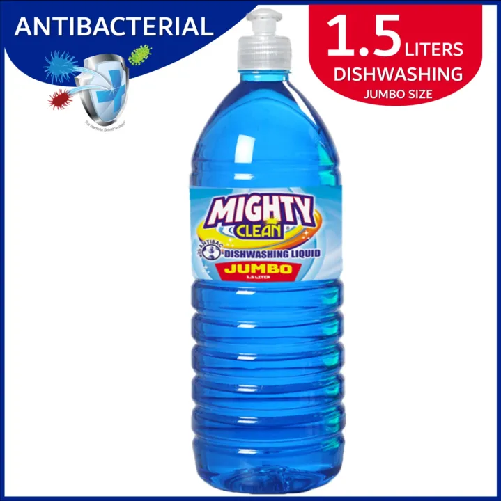Mighty Clean Dishwashing Liquid Antibacterial Blue - (DWL blue) - 1.5 ...