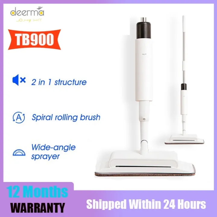 Deerma TB900 Sweeping And Mopping 2-in-1 Handheld Water Spraying Mop ...
