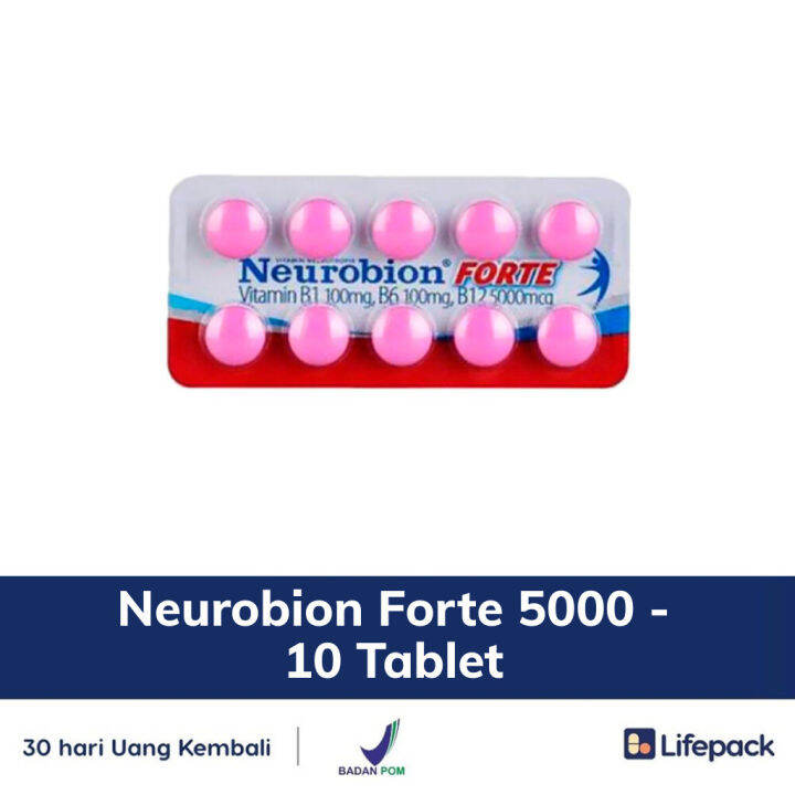 Neurobion Forte 5000 - 10 Tablet - LIFEPACK | Lazada Indonesia