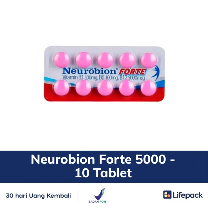 Neurobion Forte 5000 - 10 Tablet - LIFEPACK | Lazada Indonesia