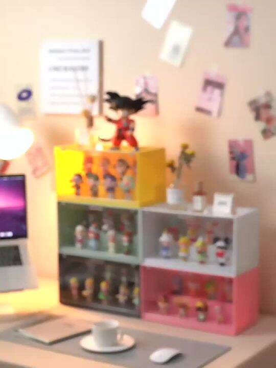 Pop Mart Display Cabinet Stackable Display Blind Storage Installation ...