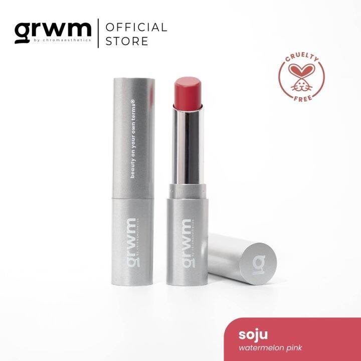 【COD】 GRWM Cosmetics Lip Booze Tinted Sheer Balm in Soju | Lazada PH