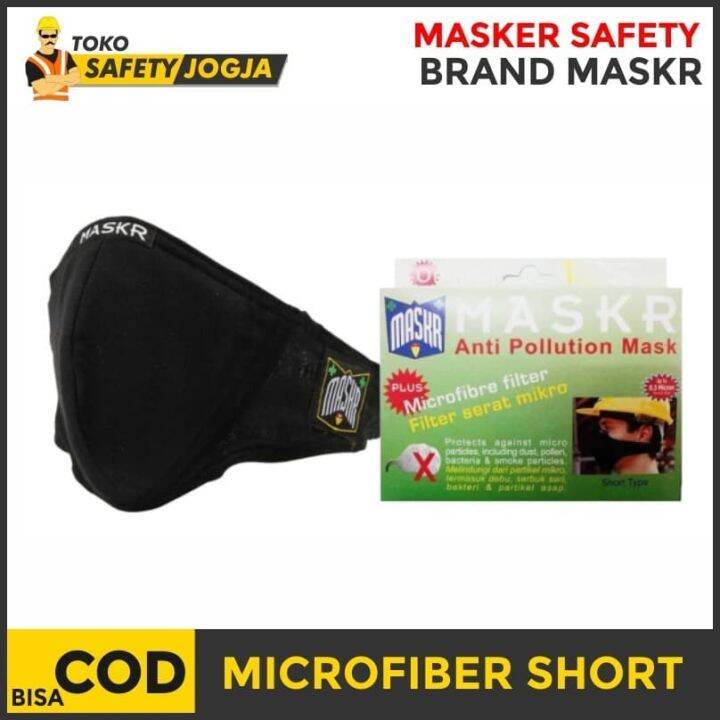 MASKER MOTOR MICROFIBER ANTI DEBU ASAP POLUSI MASKER MIKROFIBER PENDEK ...