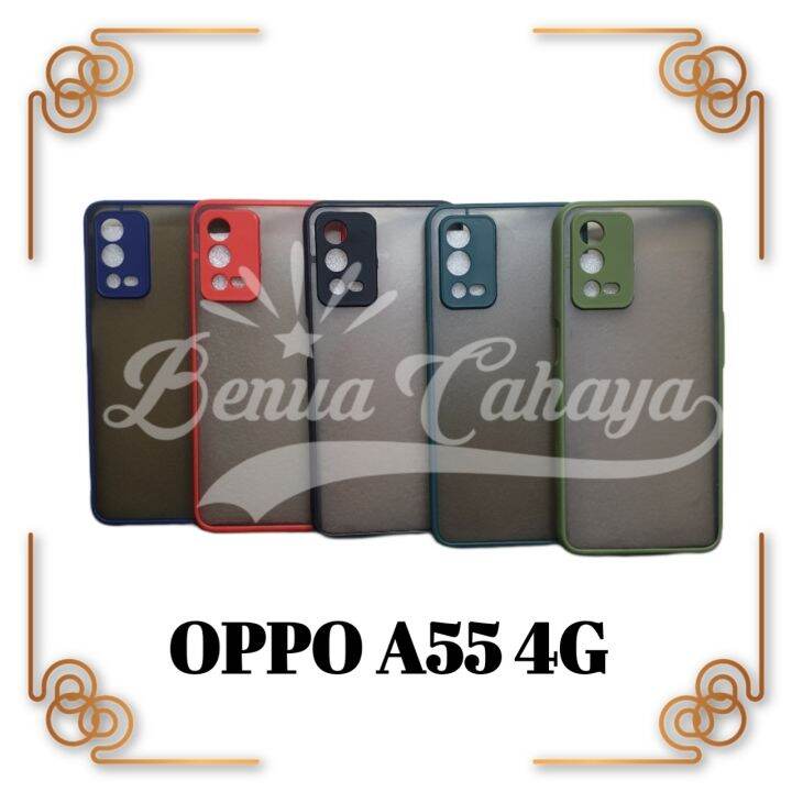 SOFTCASE MATTE OPPO A55 4G - CASE MATTE FULL COLOUR | Lazada Indonesia