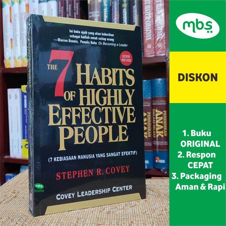 BUKU THE 7 HABITS OF HIGHLY EFFECTIVE PEOPLE (HARD COVER) - 7 Kebiasaan Manusia yang Sangat ...