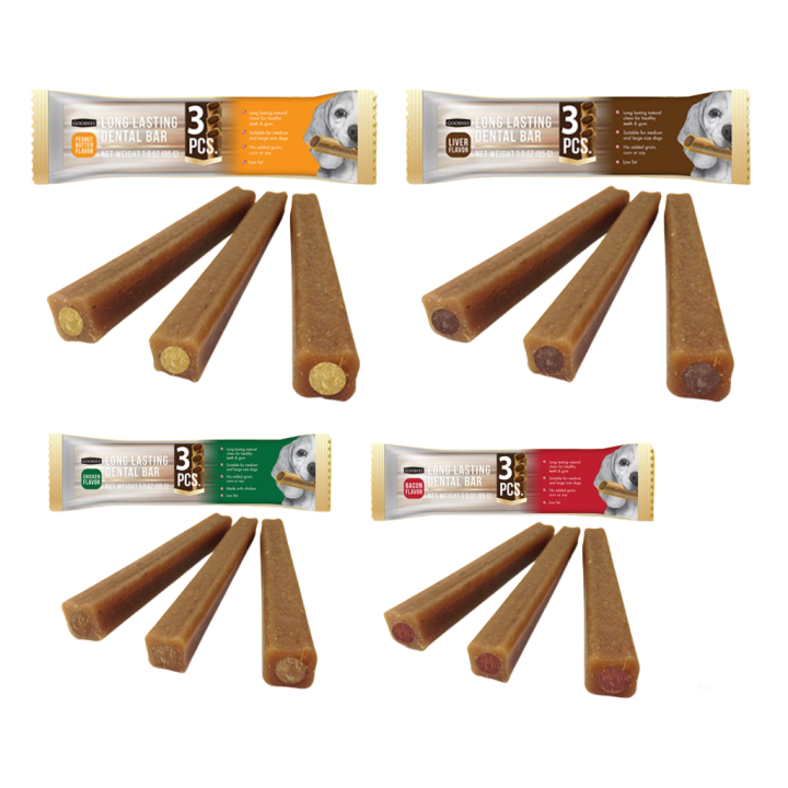 Goodies Long Lasting Dental กู้ดดี้ ลองลาสติ้ง เดนทัลบาร์ ขนมขัดฟัน ...