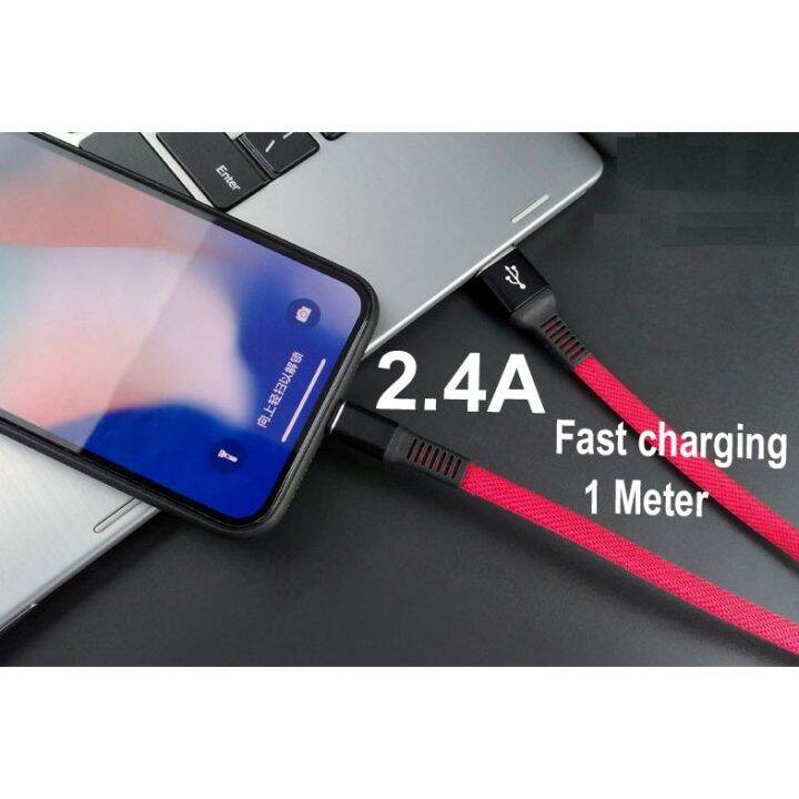 ∋ Flat Cloth Fast Charger 2A Usb Cable Cord Connector For Android And ...