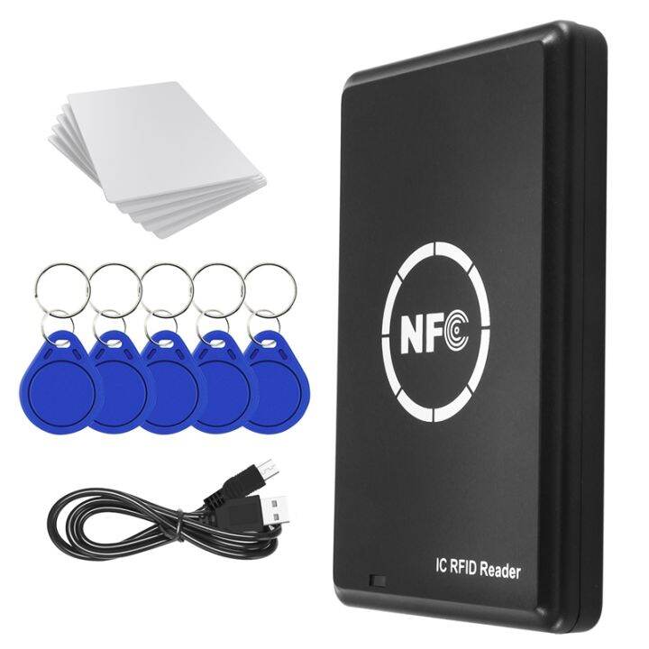 RFID NFC Copier Duplicator 125KHz Key Fob Smart Card Reader Writer 13 ...