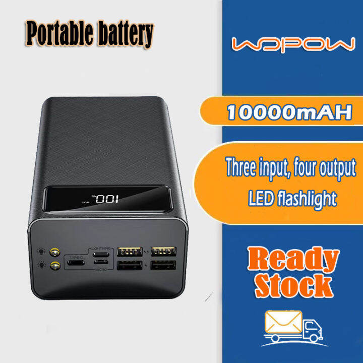 Wopow PD22.5W Power Bank 10000mAh Portable Charging Power Bank 40W ...