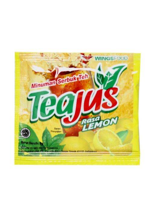 Tea Jus Rasa Lemon 8 gr ( 10 Sachets / 1 Renceng ) | Lazada Indonesia