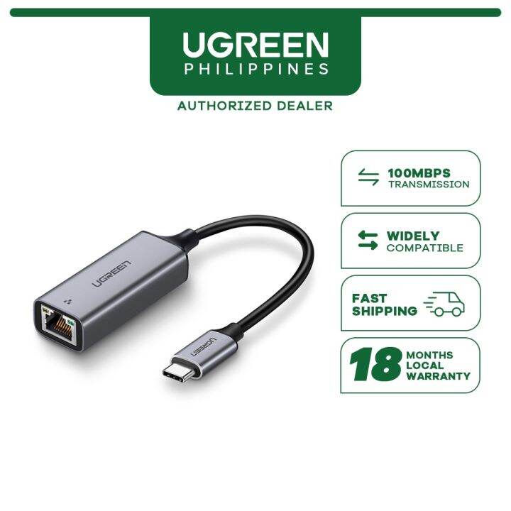 UGREEN USB C to RJ45 Ethernet Gigabit Thunderbolt 3 Network LAN Adapter 10/100/1000Mbps - PH ...