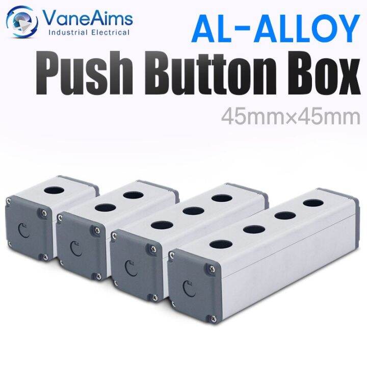 Metal Push Button Switch Box 45*45mm Portable Mobile Switch Box ...