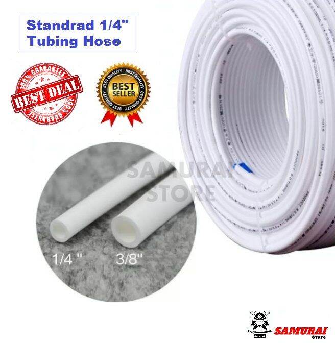 1/4" RO Water Filter Inlet Hose White Water Filter / RO Tube / White ...
